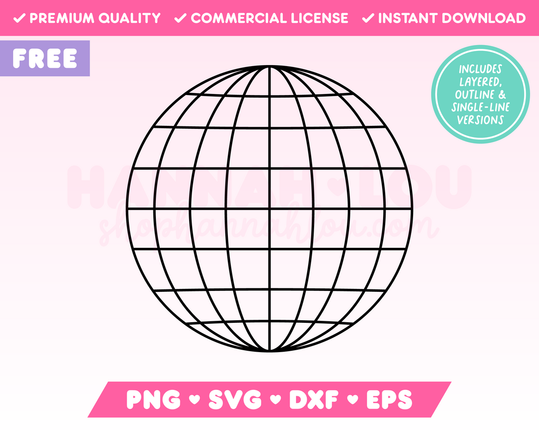 Free Disco Ball SVG | Free Retro SVG Files for Cricut | Sublimation ...